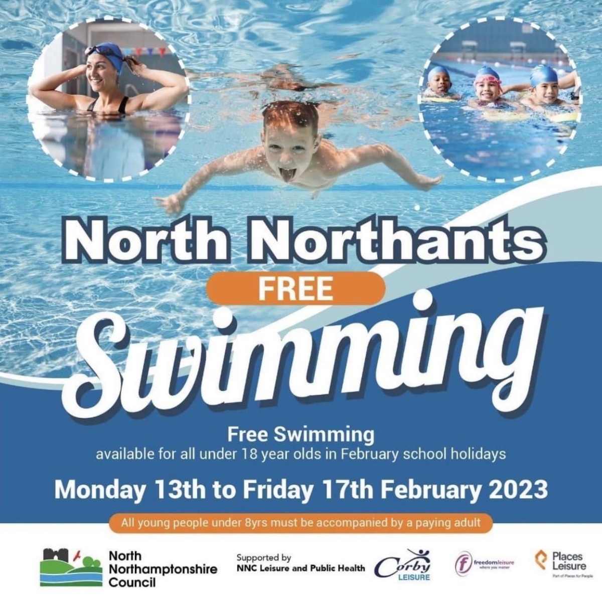 Corby Primary Academy - Free Swimming in Half Term
